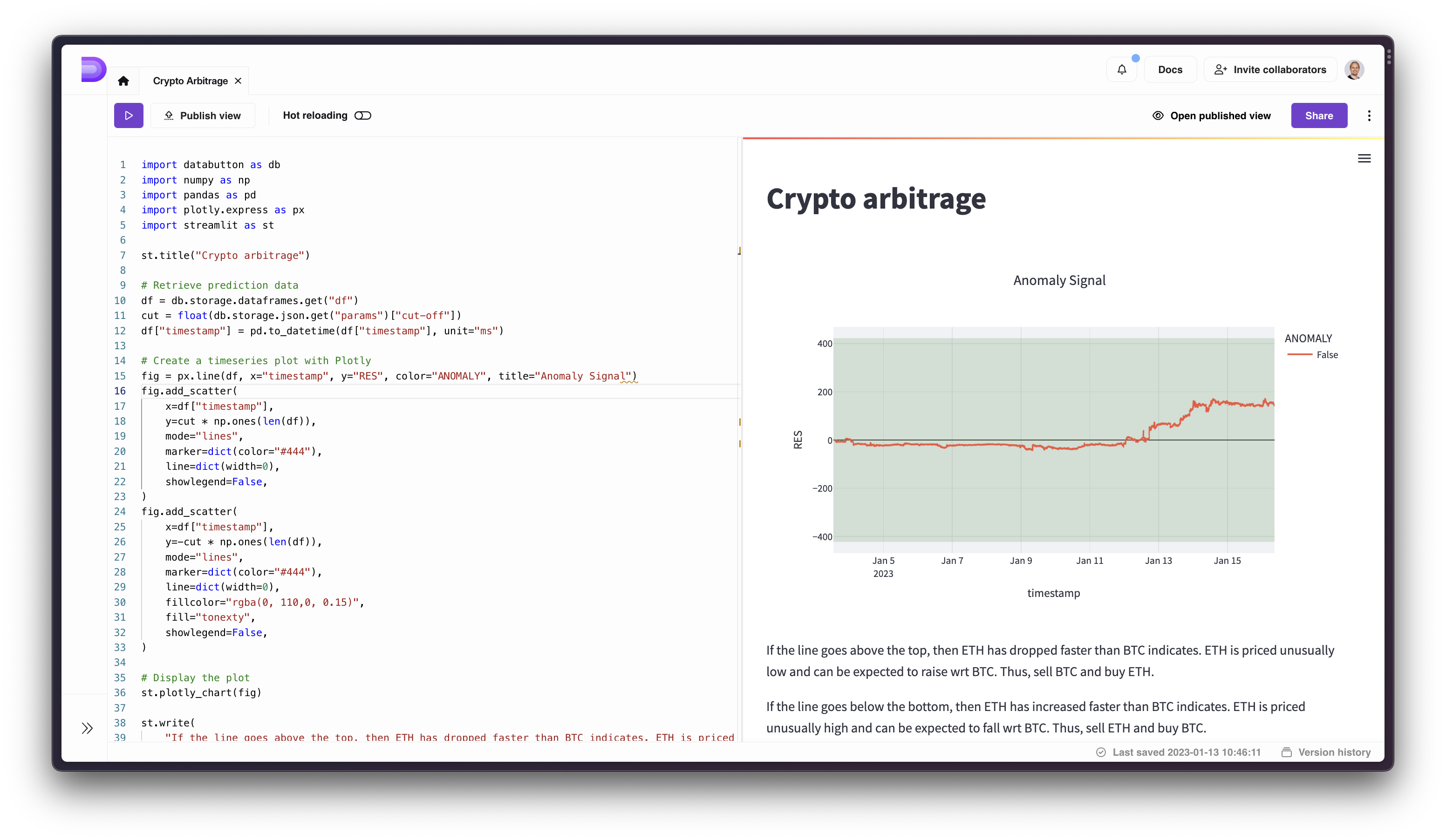 Databutton – Rapidly build full stack web apps in Python